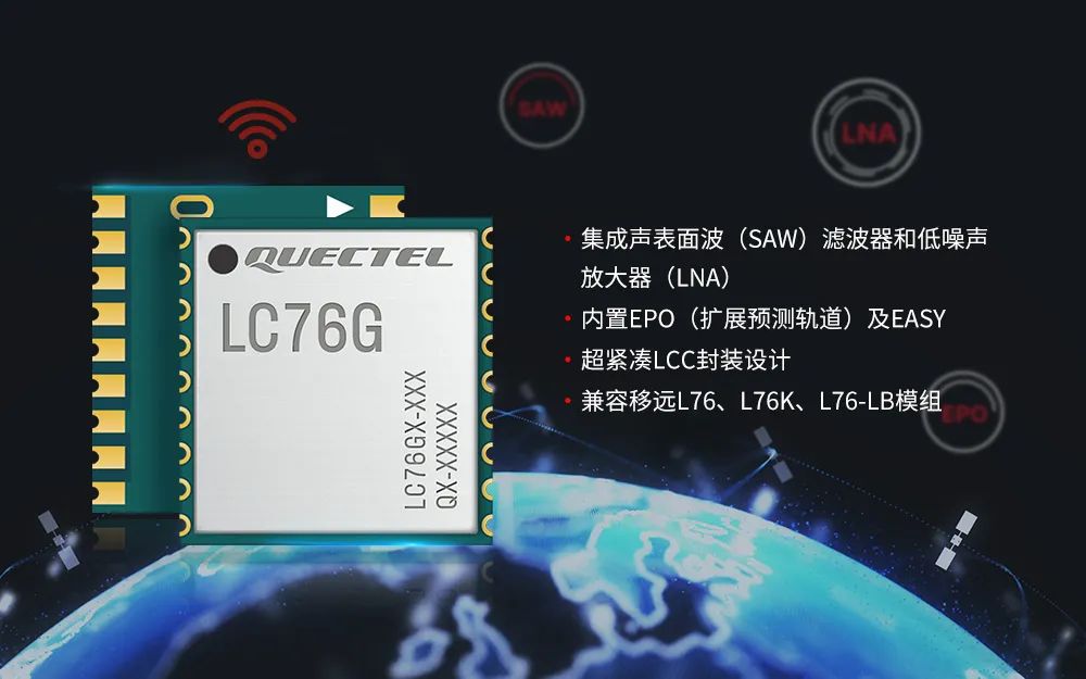 Quectel Releases GNSS Single-Frequency Positioning Module LC76G ...