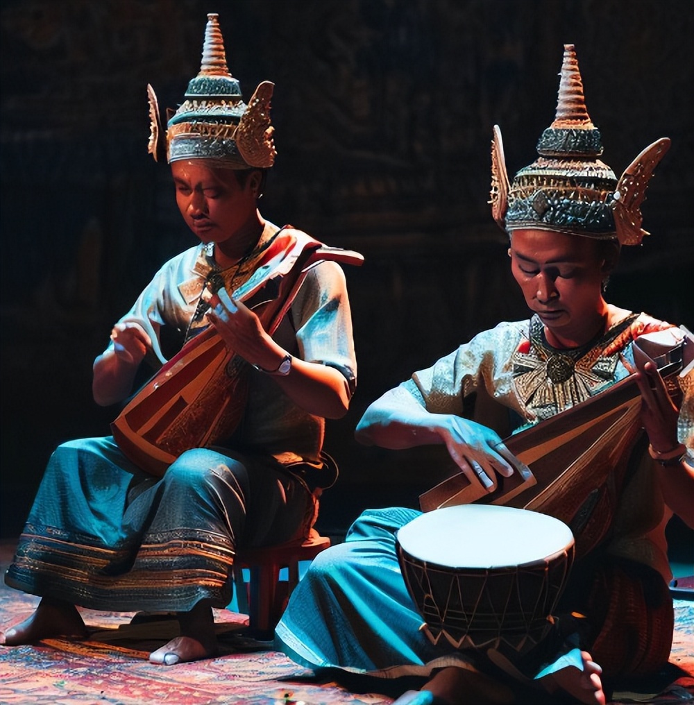 The types of repertoire of temple music, the musical expression of the ...