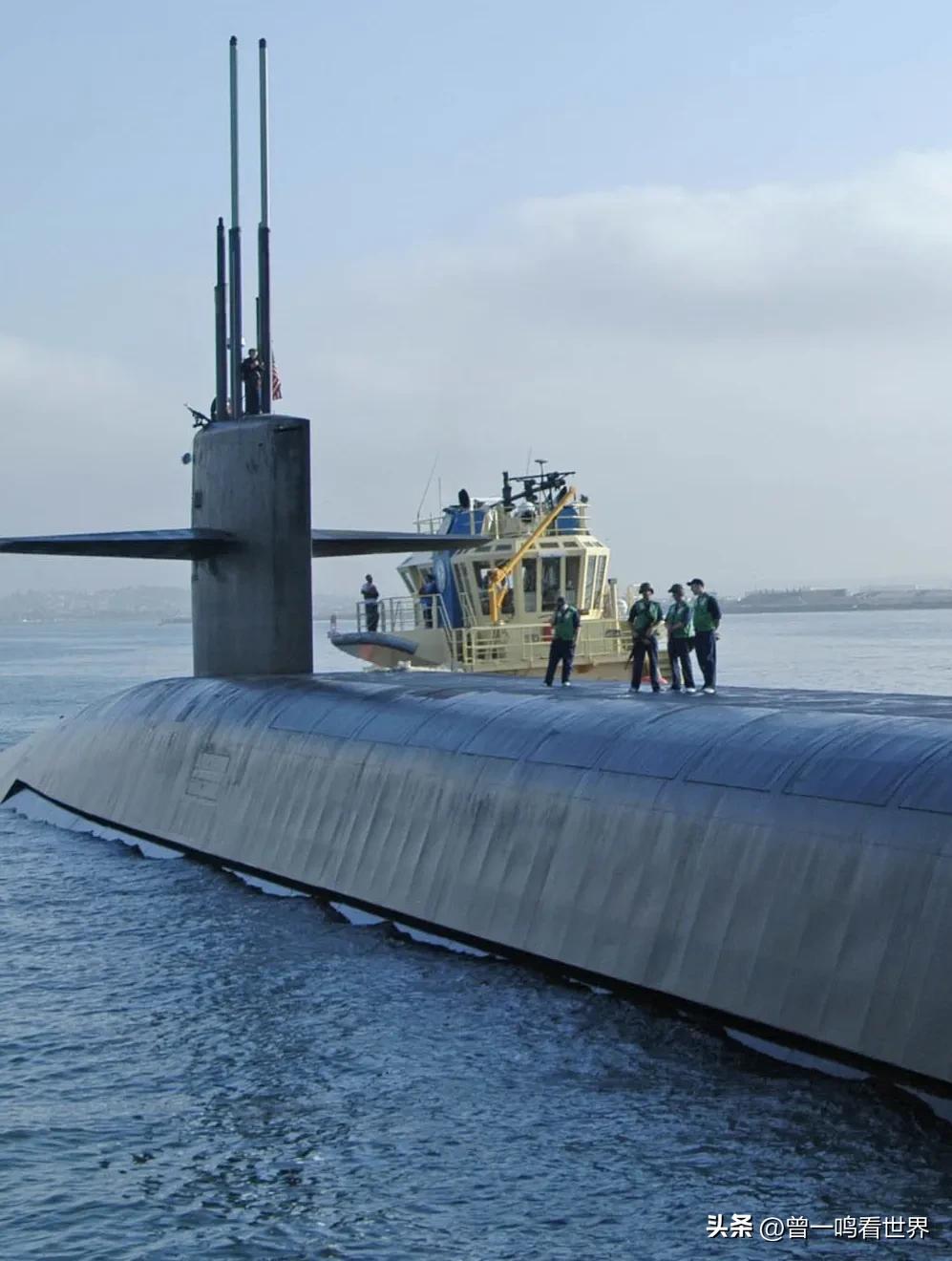 The US strategic nuclear missile submarine will visit South Korea for ...
