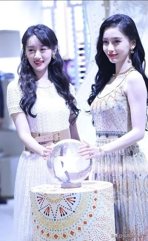 Although Yuan Bingyan is young, her beauty in the same frame as the ...