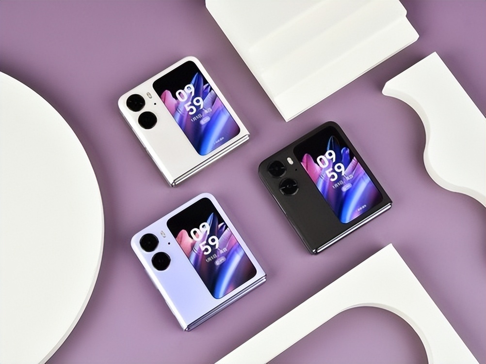 Folding screen also has a "vase"?OPPO Find N2 Flip Vertical Folding ...