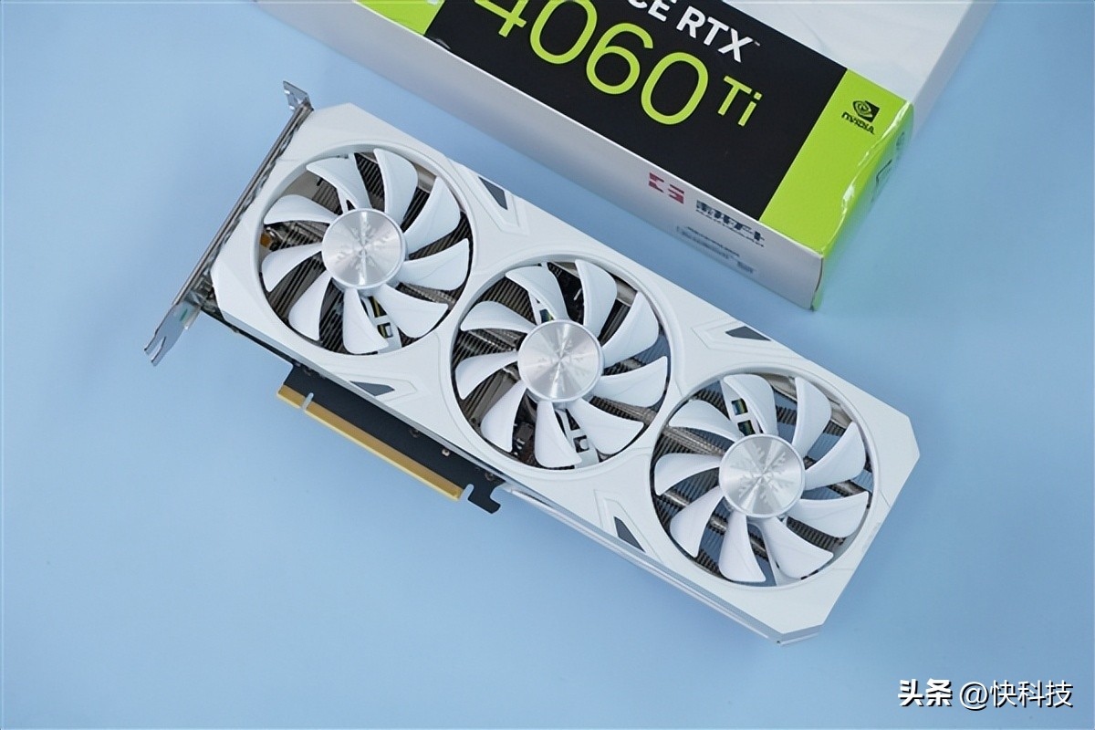 The pure white shell is elegant and fresh! Gainward RTX 4060 Ti ...