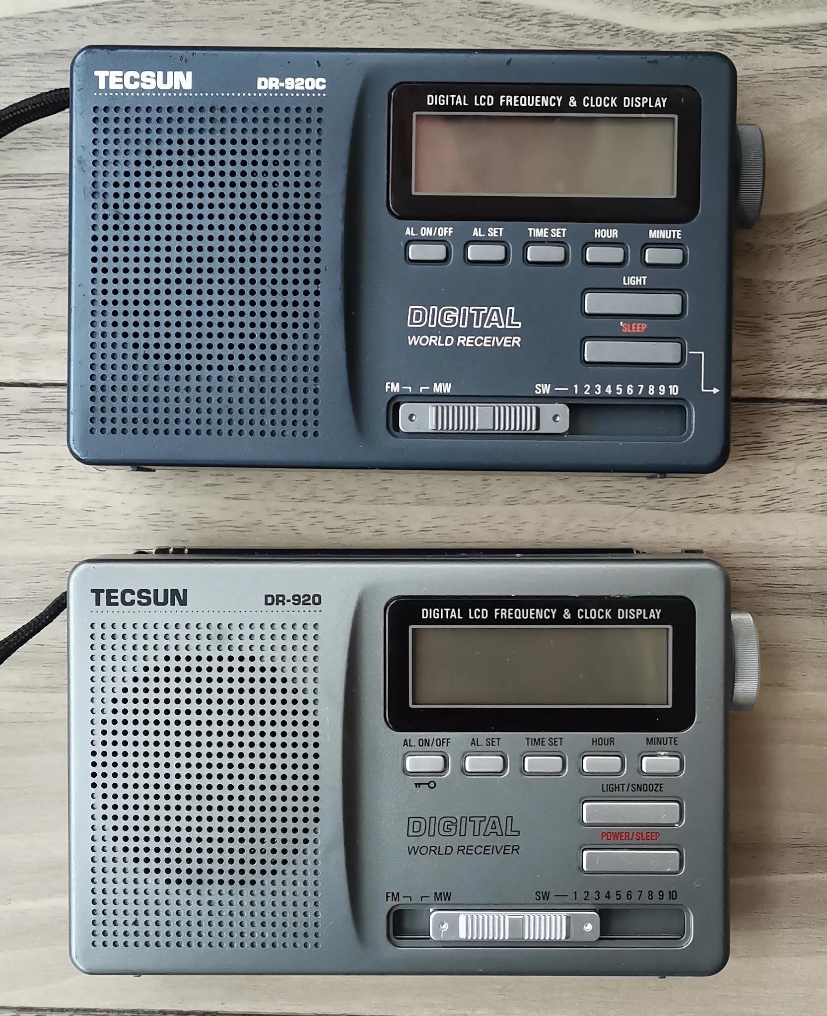 The difference between Tecsun DR-920 and Tecsun DR-920C radios - iNEWS
