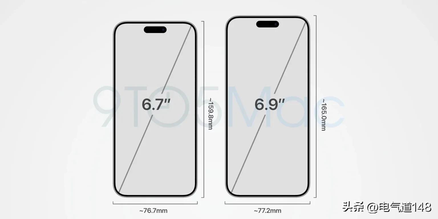 The 6.9-inch iPhone 16 Ultra CAD drawing is here! How far is the screen ...