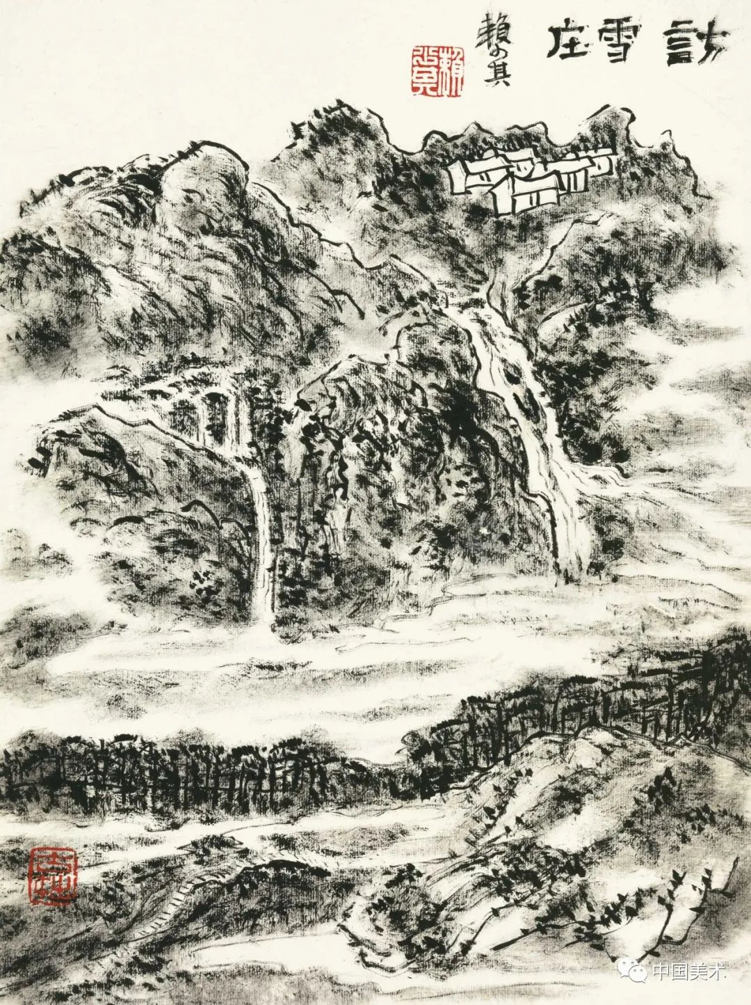 How to draw the "water" of Jiao ink landscape - iMedia