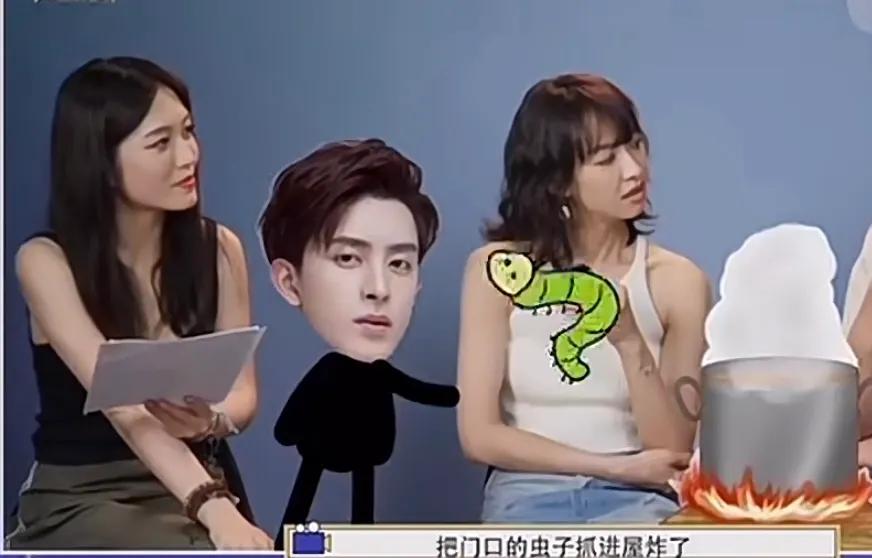 Ao Ruipeng caught the bugs at the door and fried them in a pan. Li ...