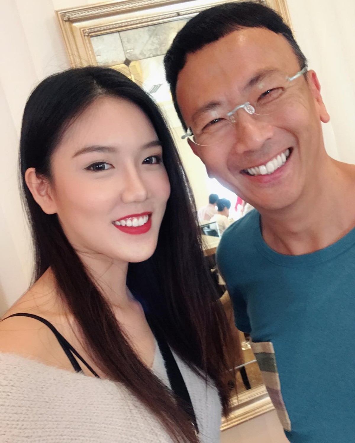 Celebrating the 26-year-old Malaysian female model's birthday, 69-year ...