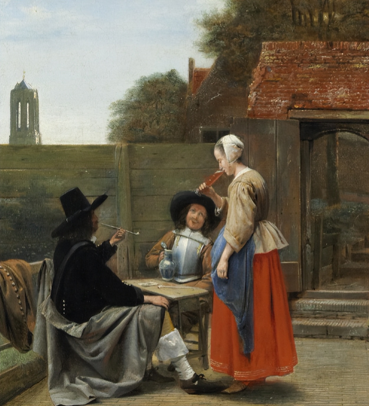 A brief discussion of the new style of painting by the Dutch painter ...
