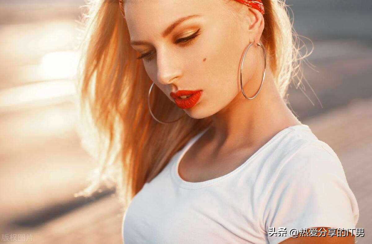 How to take pictures of beautiful women with warm colors on mobile ...