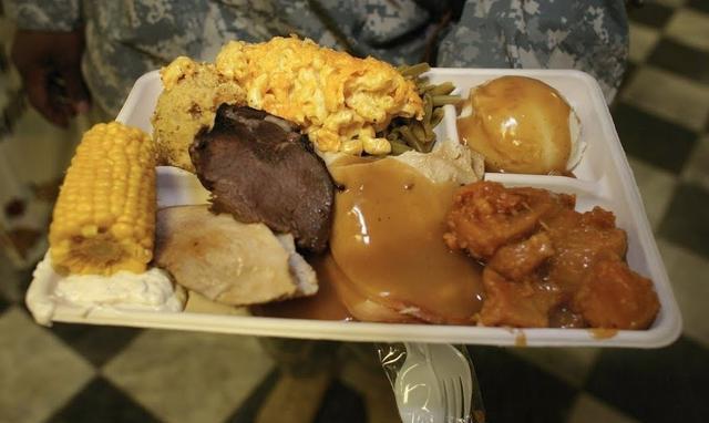 How good is the food for US aircraft carrier soldiers? Meat is included ...