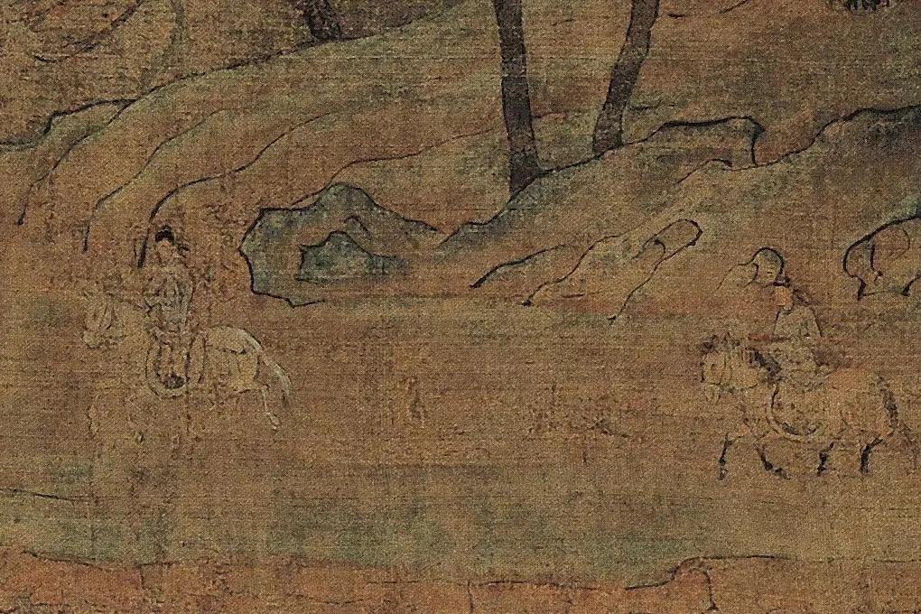 Appreciation of Zhan Ziqian's paintings "Spring Outing" and "Teaching ...