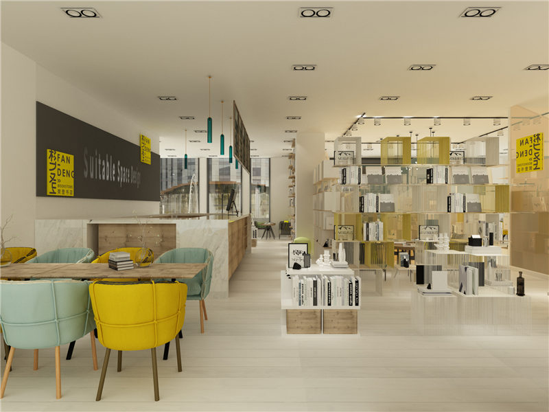 Xi'an Fandeng Bookstore decoration design renderings - iNEWS