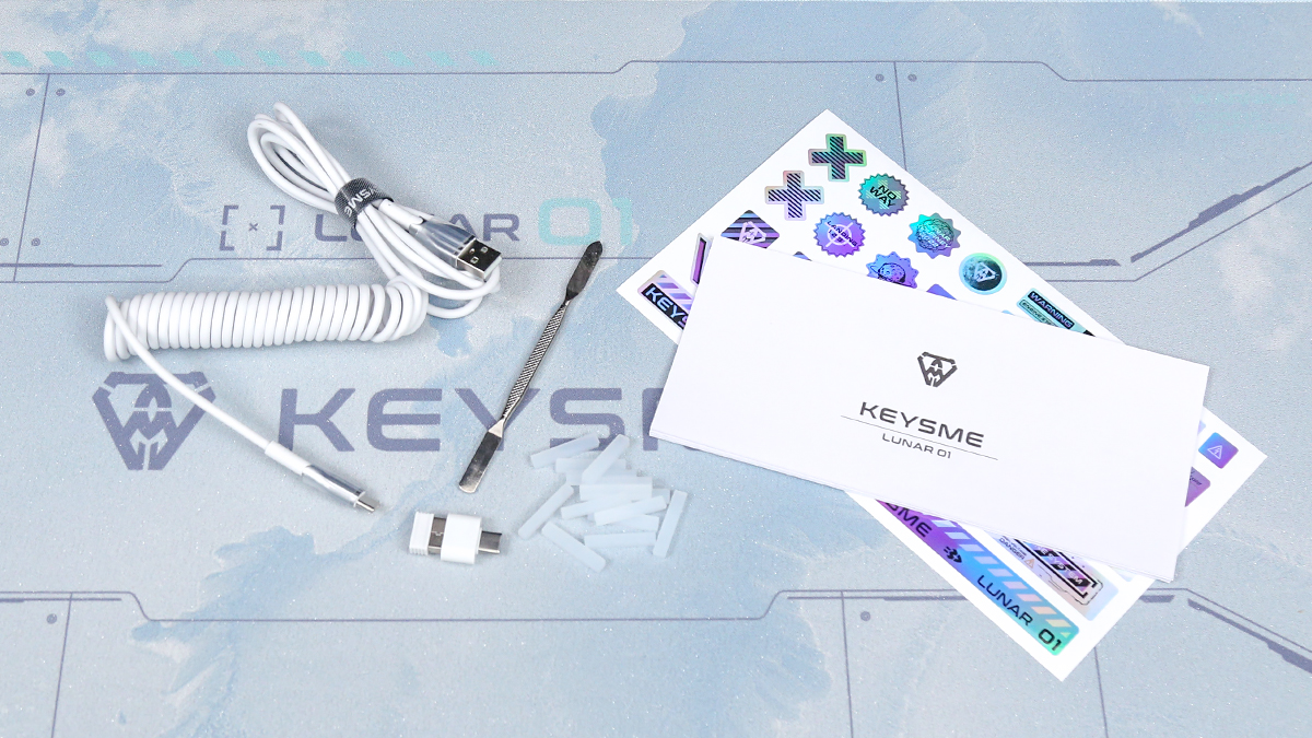 KeysMe Lunar 01 three-mode wireless mechanical keyboard review: cool ...