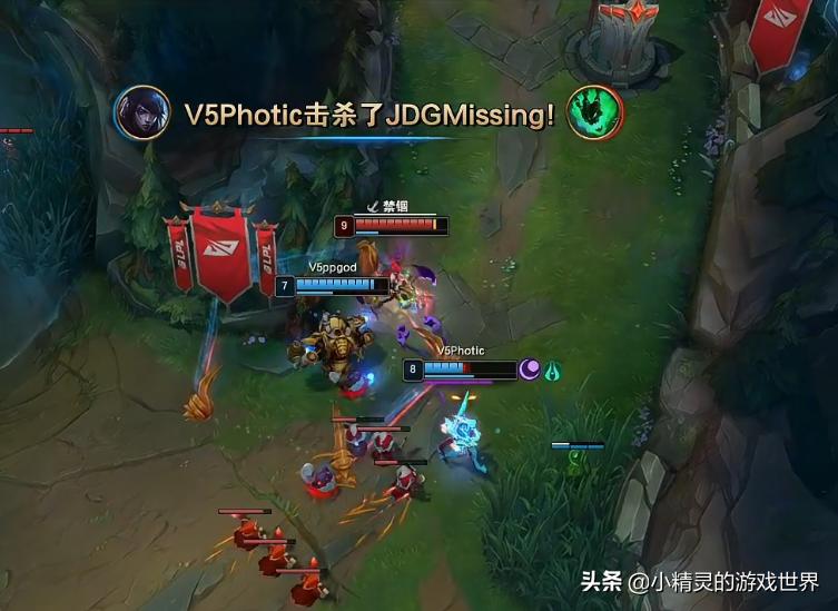 V5多次嘗試偷家失敗，慘遭JDG翻盤，369凱南團戰完美發揮 - 頭條匯