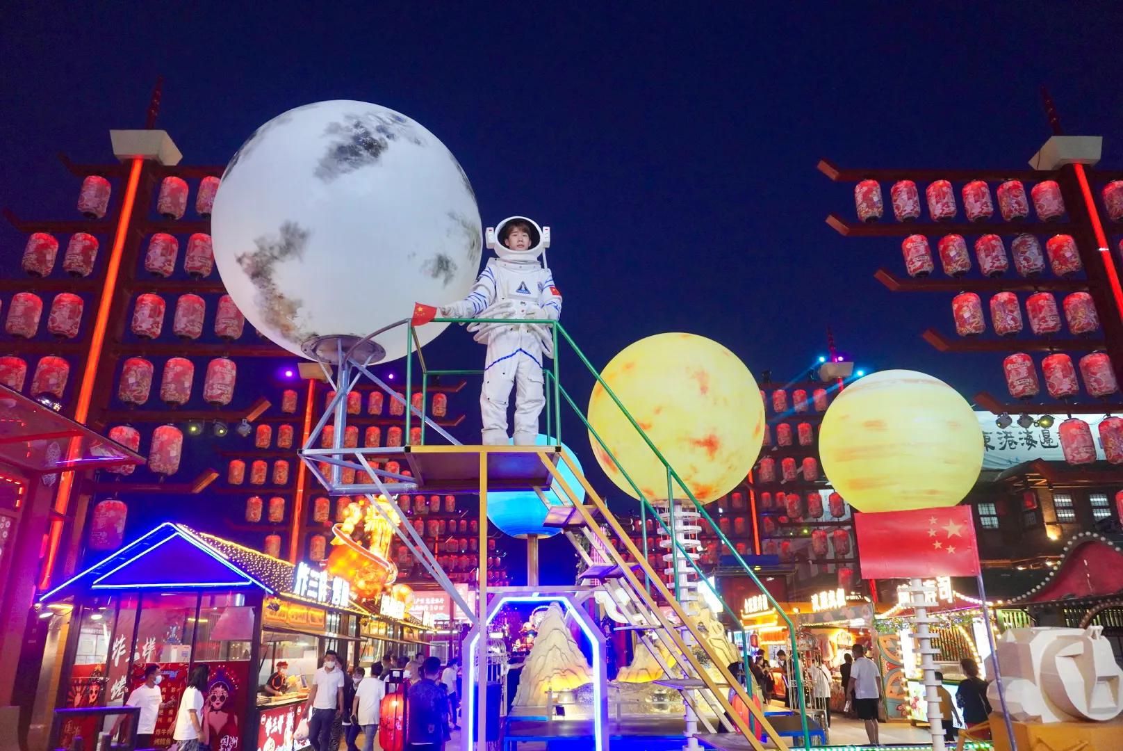 The city that never sleeps in the northeast of Meihekou, a beautiful ...