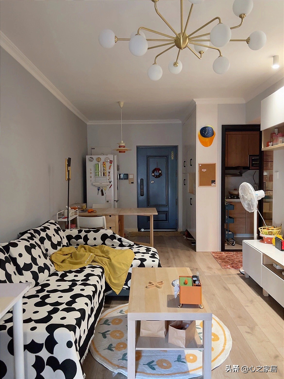 55 square meters of modern and fashionable home decoration style ...