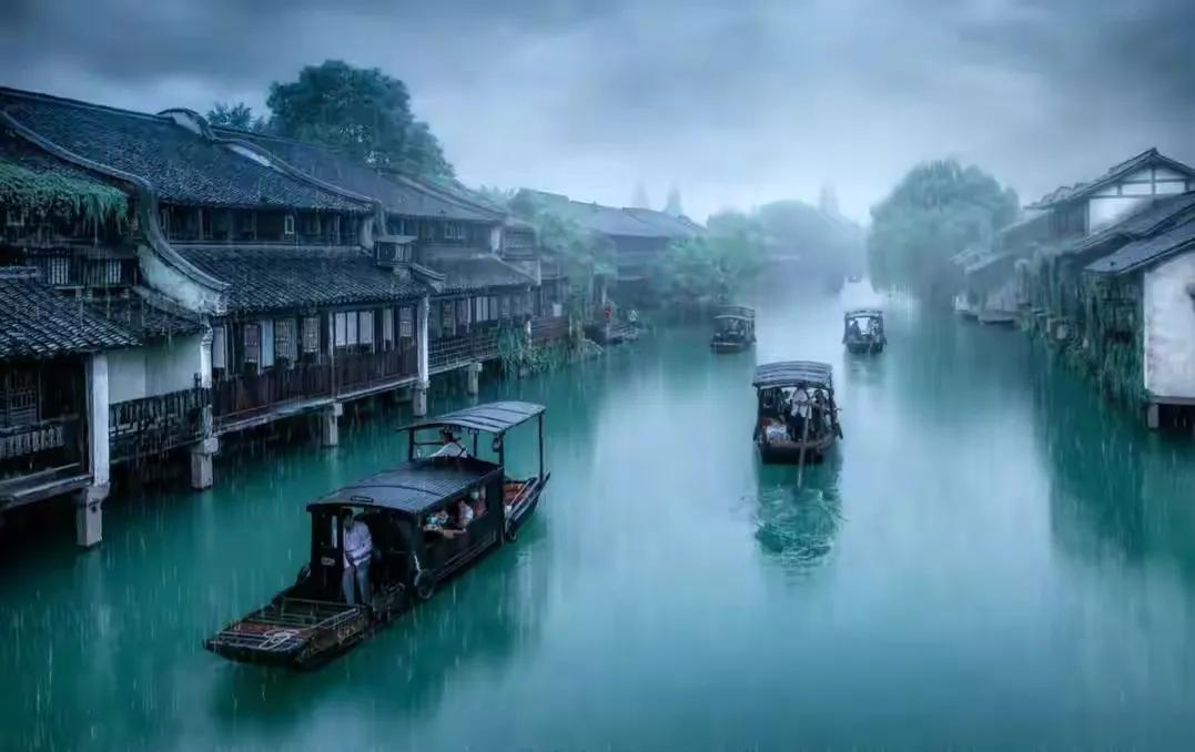 10 ancient poems of Misty Rain in the south of the Yangtze River, one ...