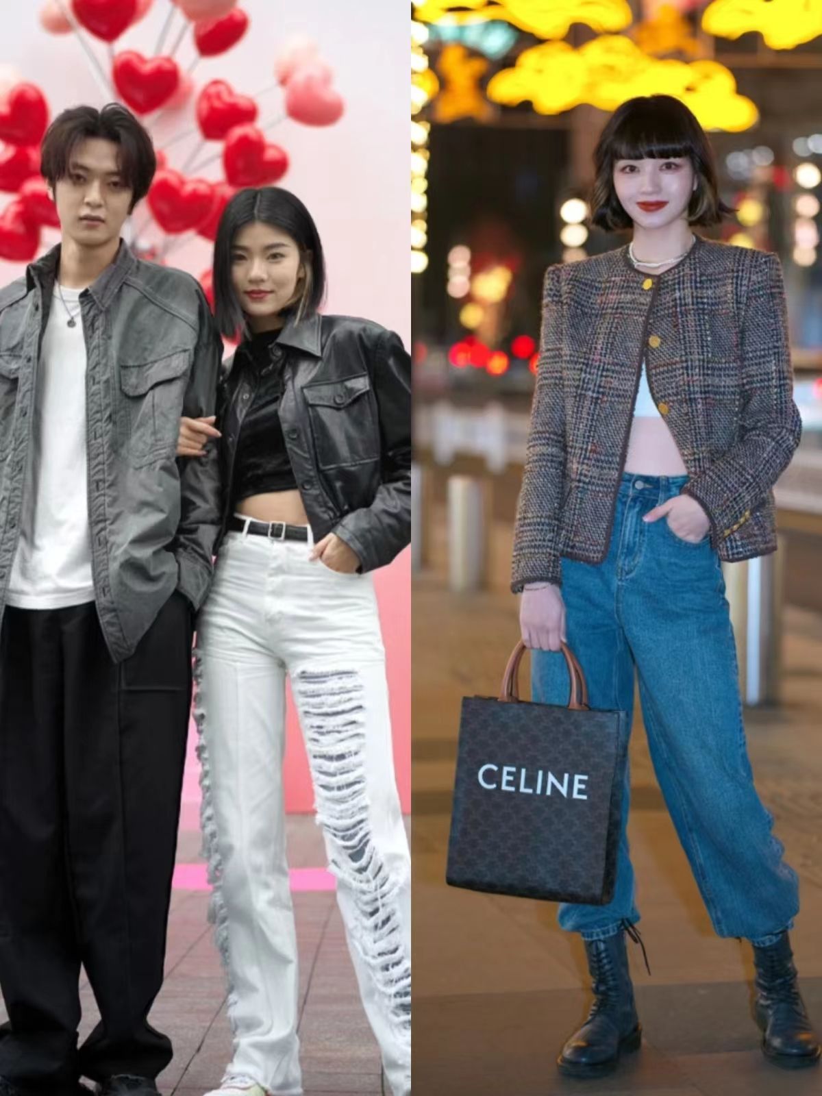 Spring outfits in different cities, Shanghai, Hangzhou and Chengdu ...