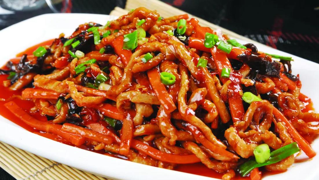 Super home-cooked meal - fish-flavored pork shreds - iNEWS