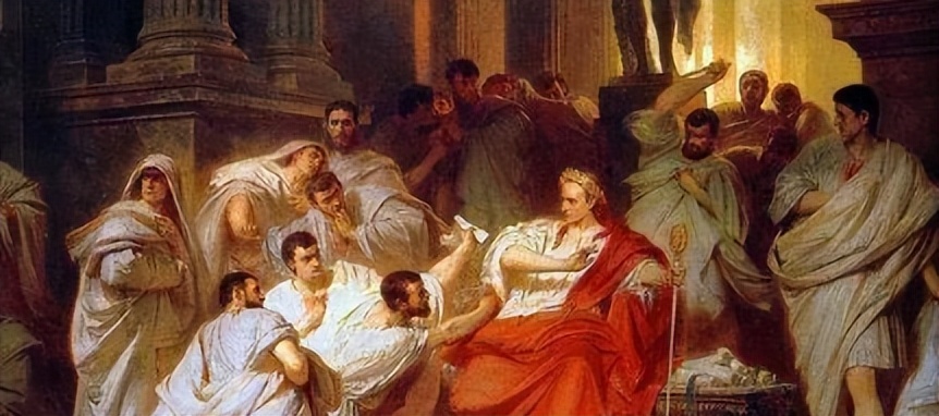 How did Caesar consolidate his position of power through literary works ...
