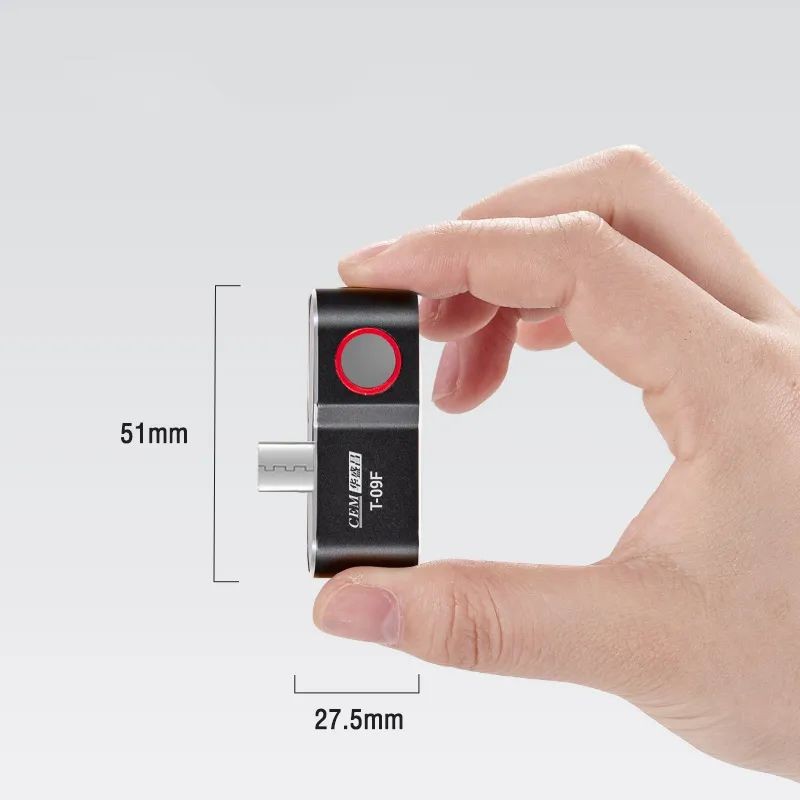 Plug and measure mobile phone-connected infrared thermal imager opens ...