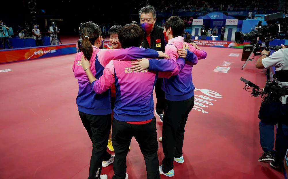 Congratulations to Chen Meng and Sun Yingsha!Ma Lin and Qiu Yike are ...