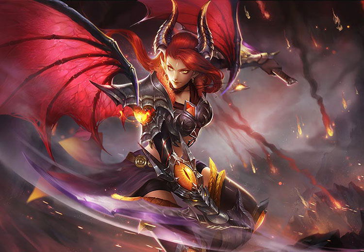 Heroic Soul Blade, Red Flame Double Blades - iNEWS
