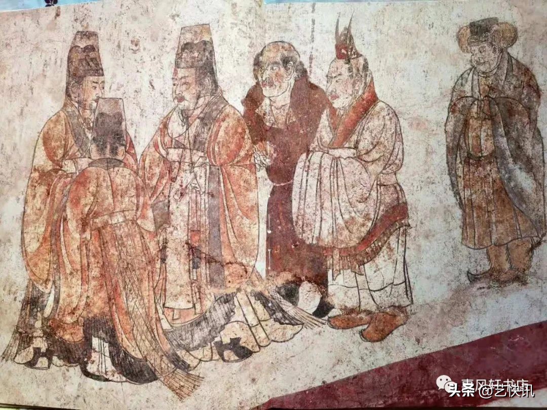 The true display of the paintings in the prosperous Tang Dynasty on the ...