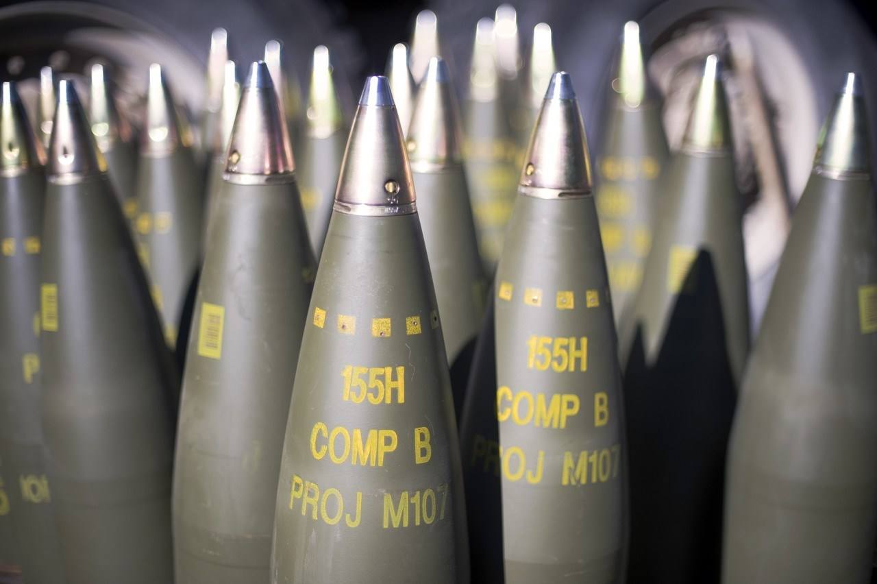 The superpower currently produces only 170,000 rounds of 155 shells per ...