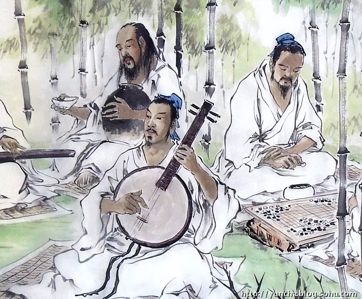 The Three Kingdoms in History: Three Two Seven Bamboo Forests and Seven ...