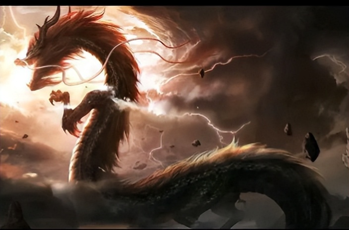 Eyes open for day and eyes closed for night, the mythical beast in ...