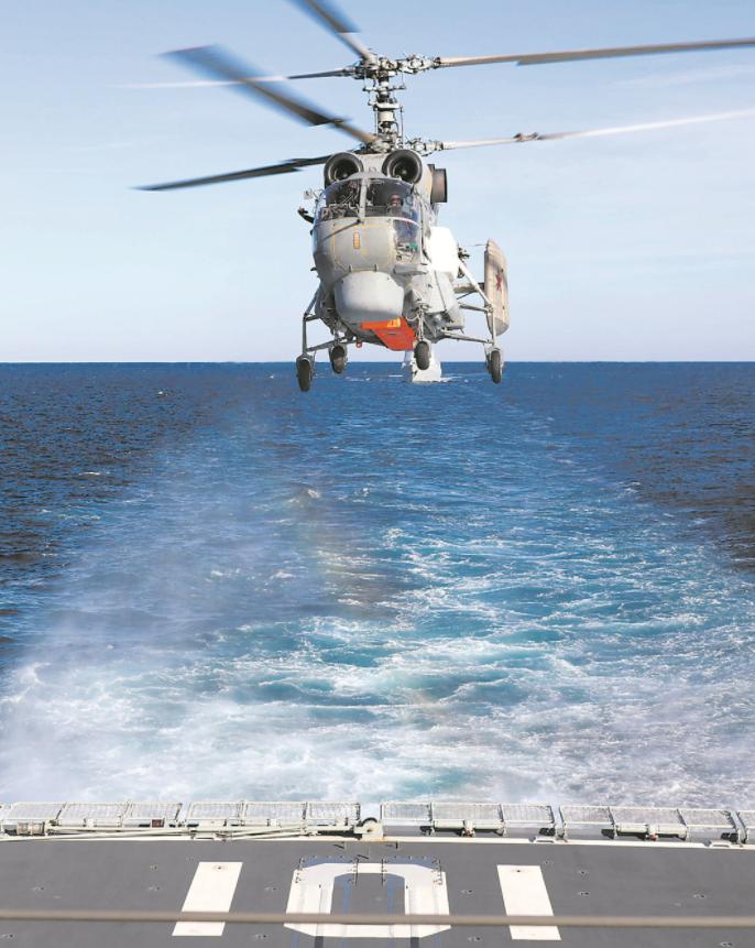 Leading the 055 drive, the Sino-Russian fleet cruises the Pacific ...