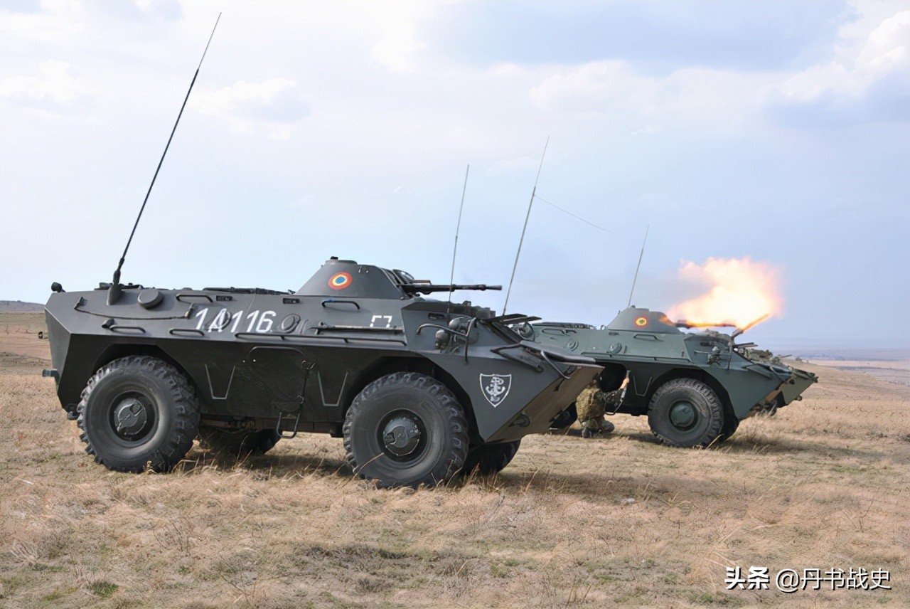 Romanian ABC-79M armored personnel carrier, a continuation of Soviet ...
