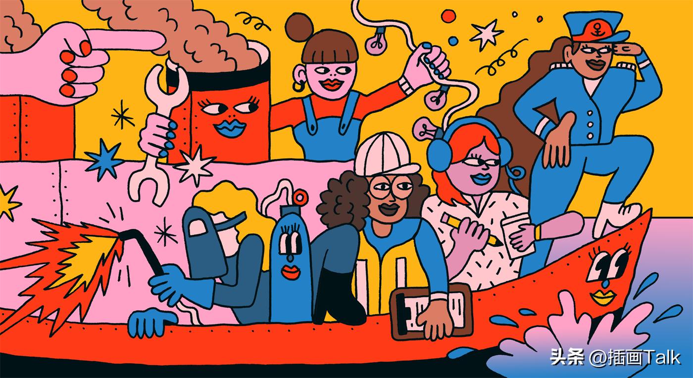 Belgian illustrator Jango Jim, happy and colorful psychedelic ...
