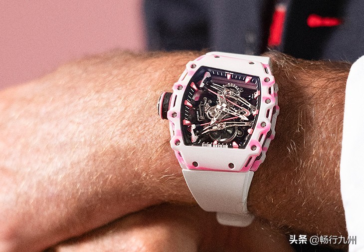 Pink Richard Mille RM 38-02 Bubba Watson Tourbillon Watch - iNEWS