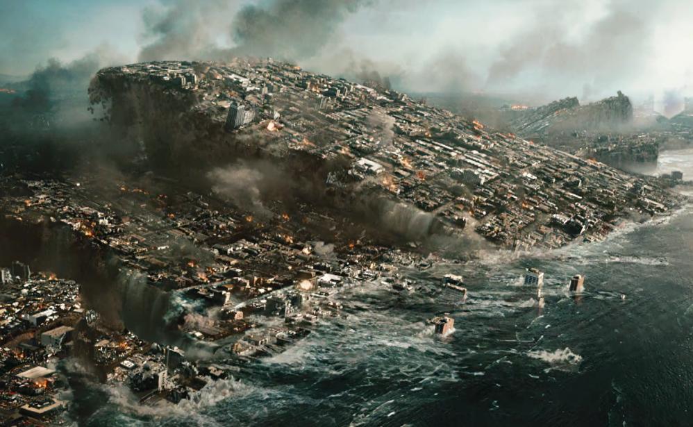 The various thrilling disaster scenes in "2012" bring thoughts to human ...