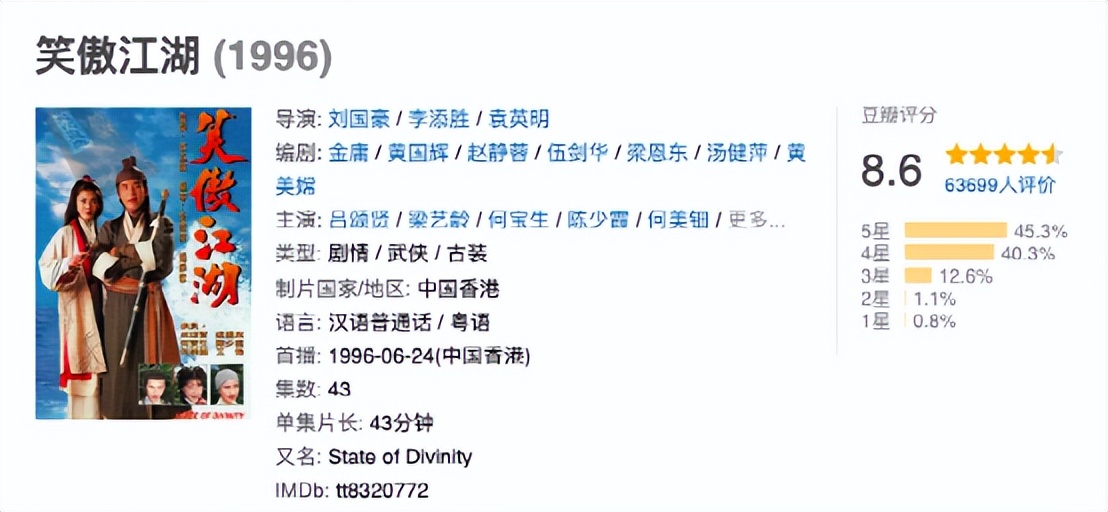 6th edition of "Swordsman": He is not the most handsome, but only he is Linghu Chong in Jin Yong ...