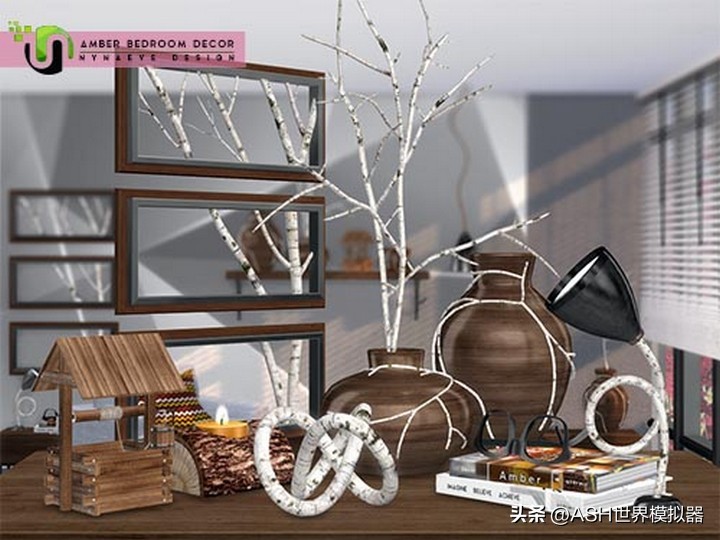 The Sims 4. Third-party custom CCs kit x 8 (exquisite decoration kit ...