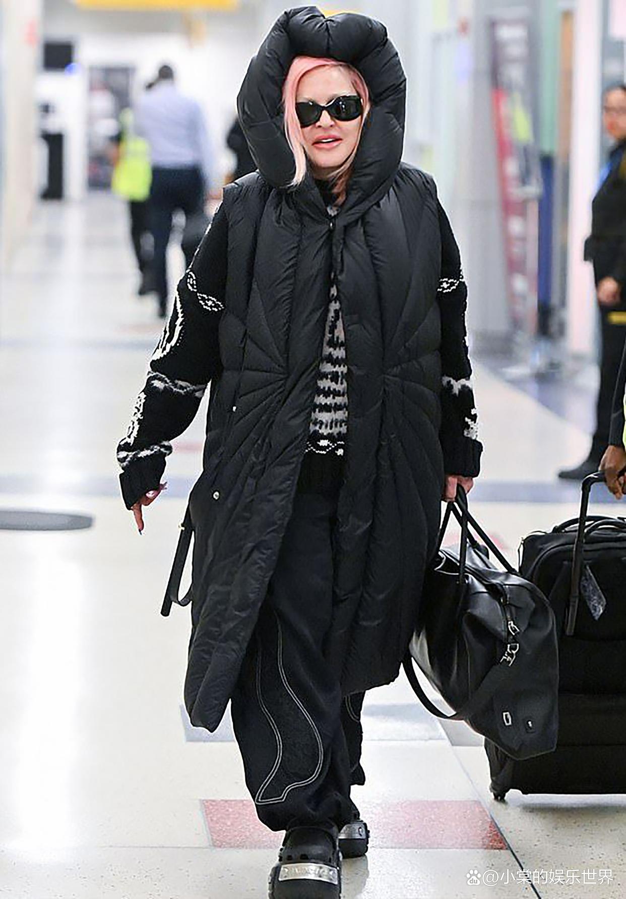 The 64-year-old Madonna appeared on the camera without covering her ...