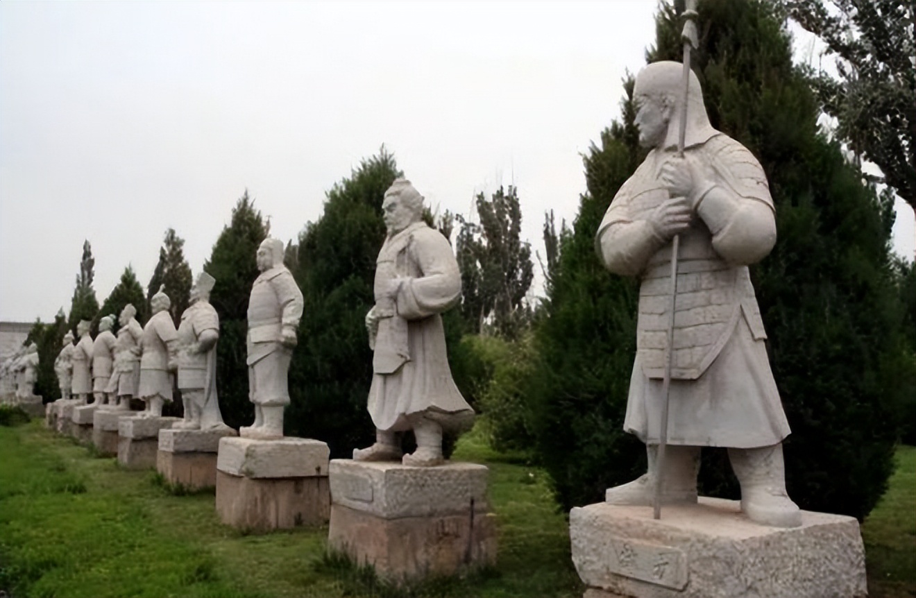 In the tomb of Ban Chao, a military strategist of the Han Dynasty, he ...