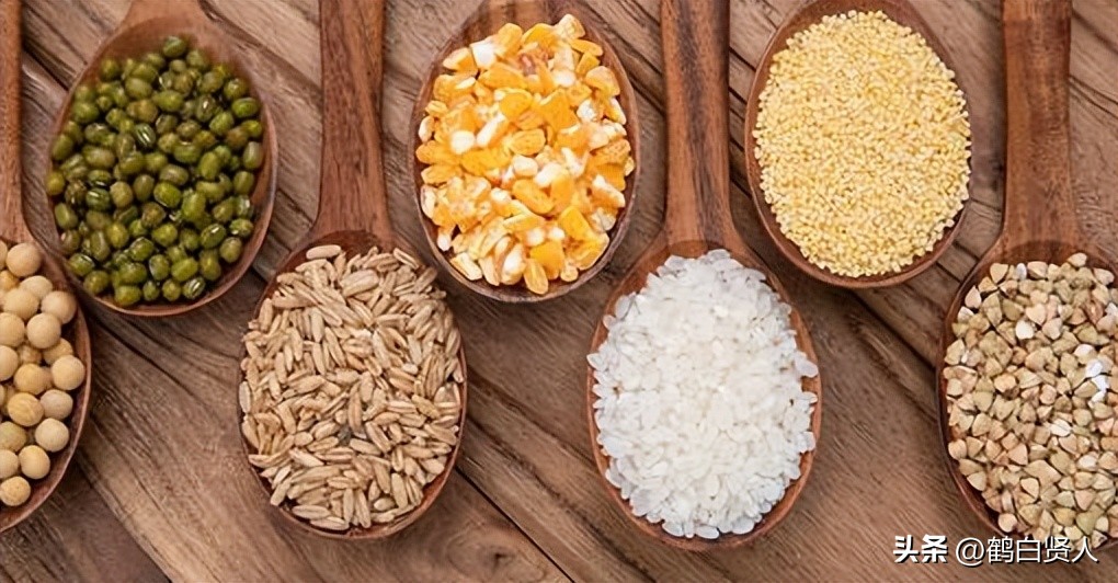 The distribution of whole grains is very special, middle-aged and ...