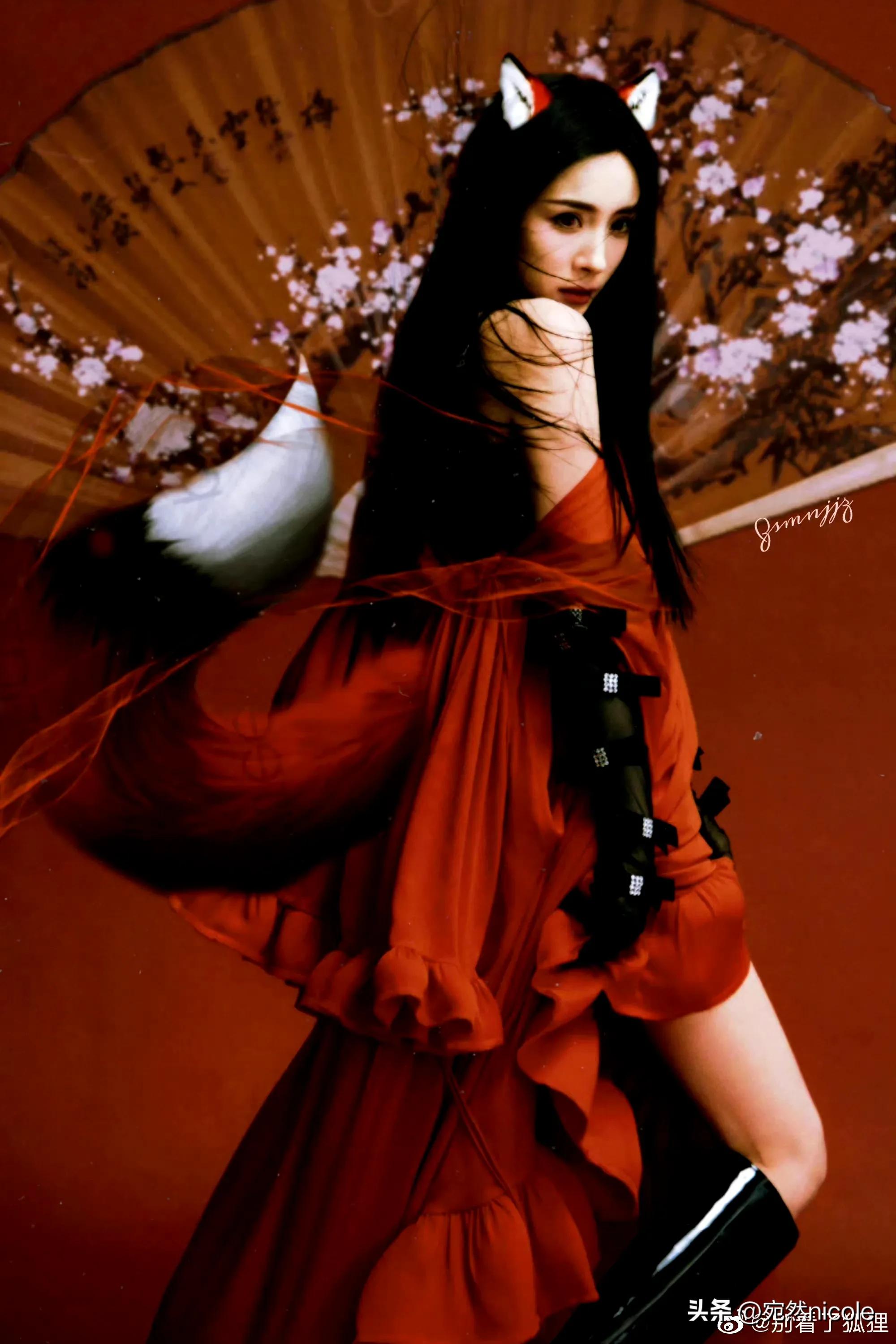 Yang Mi, the little red demon, is so beautiful! The most beautiful ...