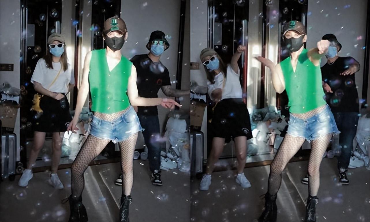 50-year-old Ning Jing wears hot pants and fishnet stockings to dance ...