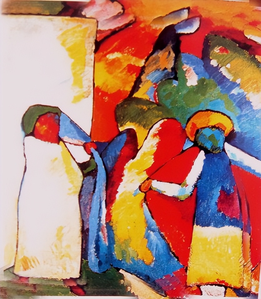 Lyrical abstraction, appreciation of the art paintings of the abstract ...
