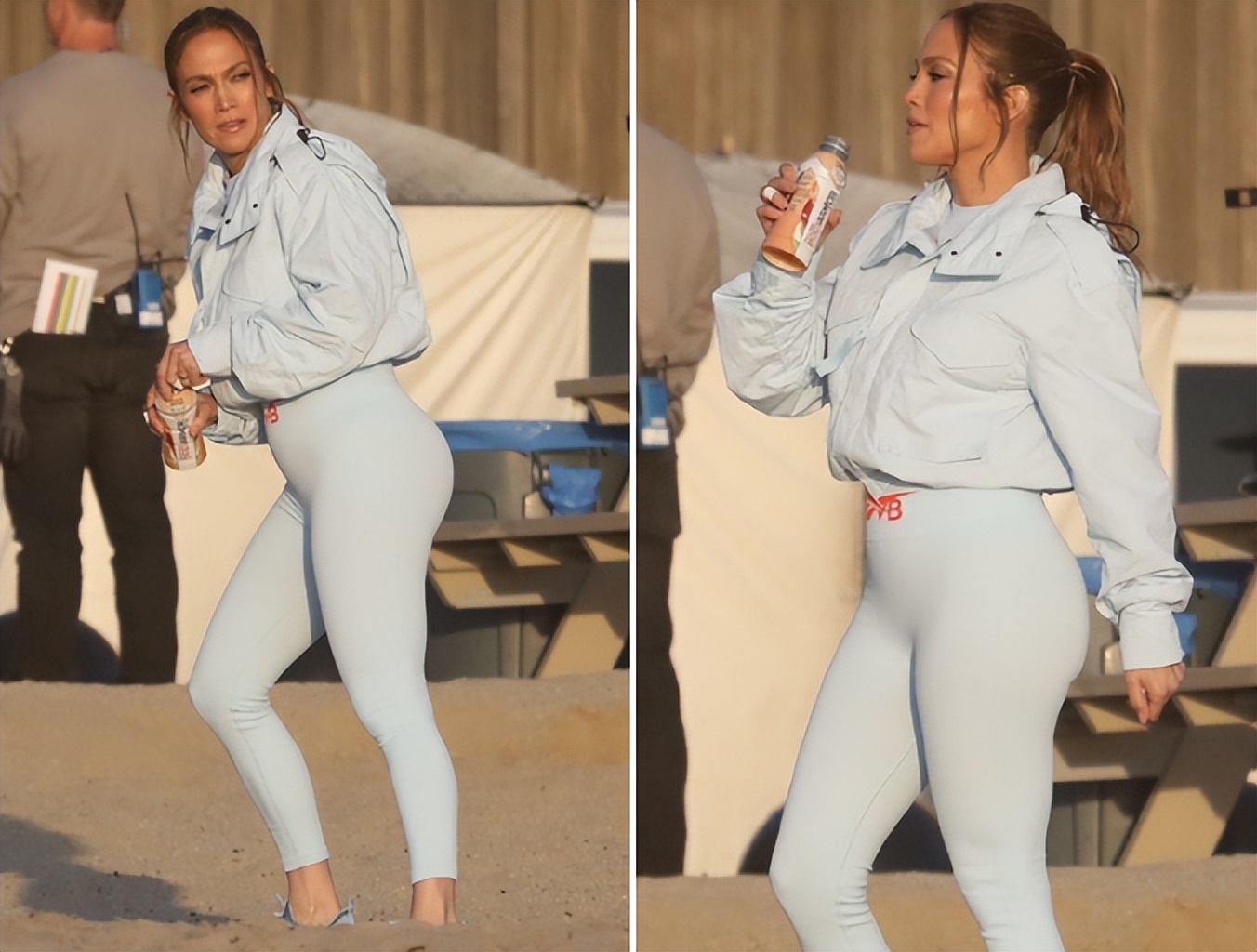 A recent photo of 53-year-old Lopez, with a plump figure!The hip-to ...