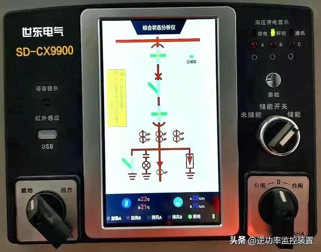 Multi-function switch cabinet display control device color TFT LCD ...