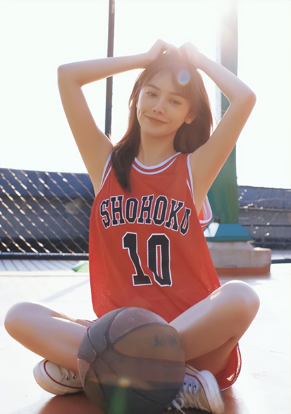 The NBA female anchor follows the popularity of "Slam Dunk", she is as ...