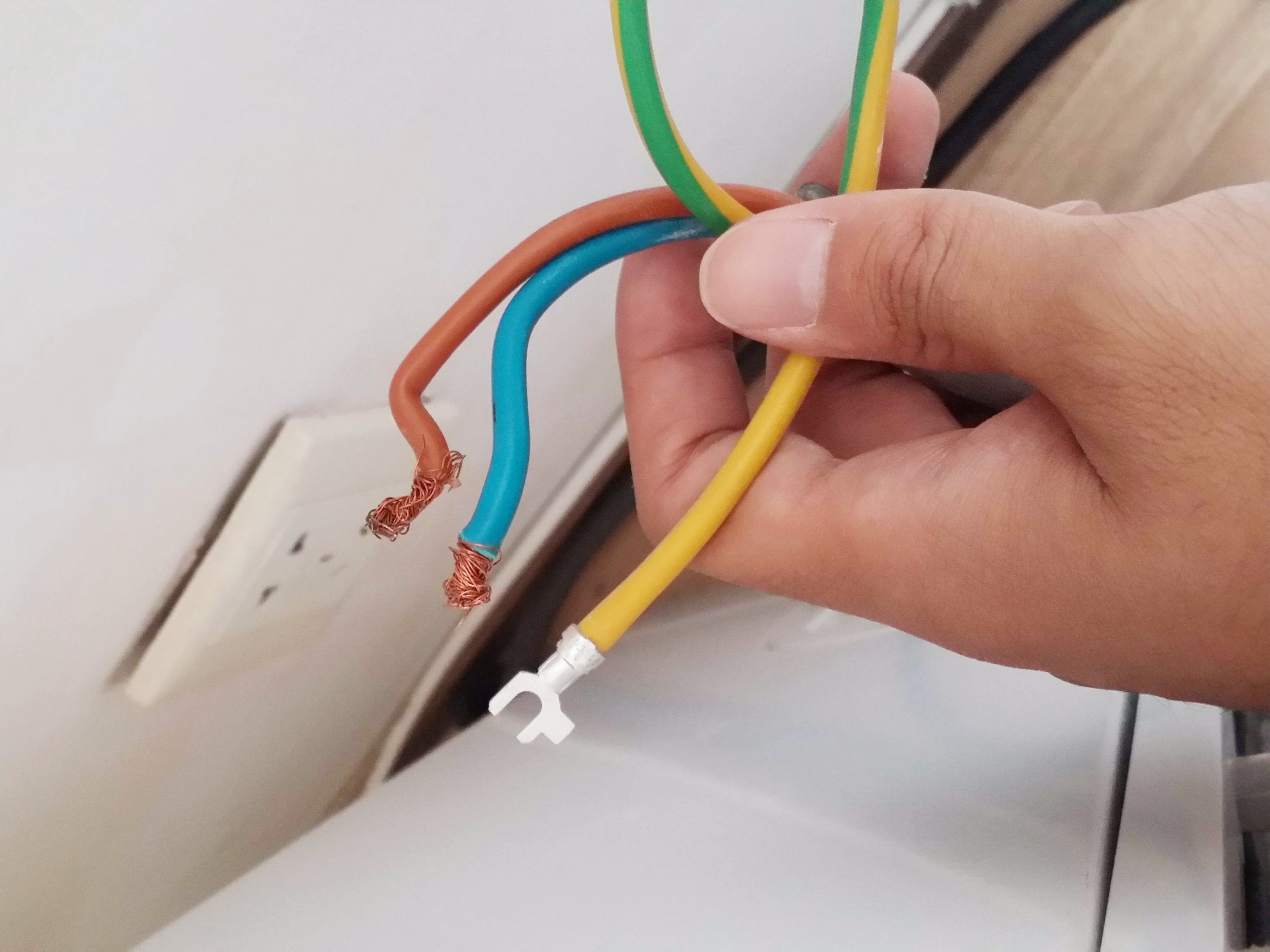 Do not install sockets in cabinets, and do not drill holes when hanging ...