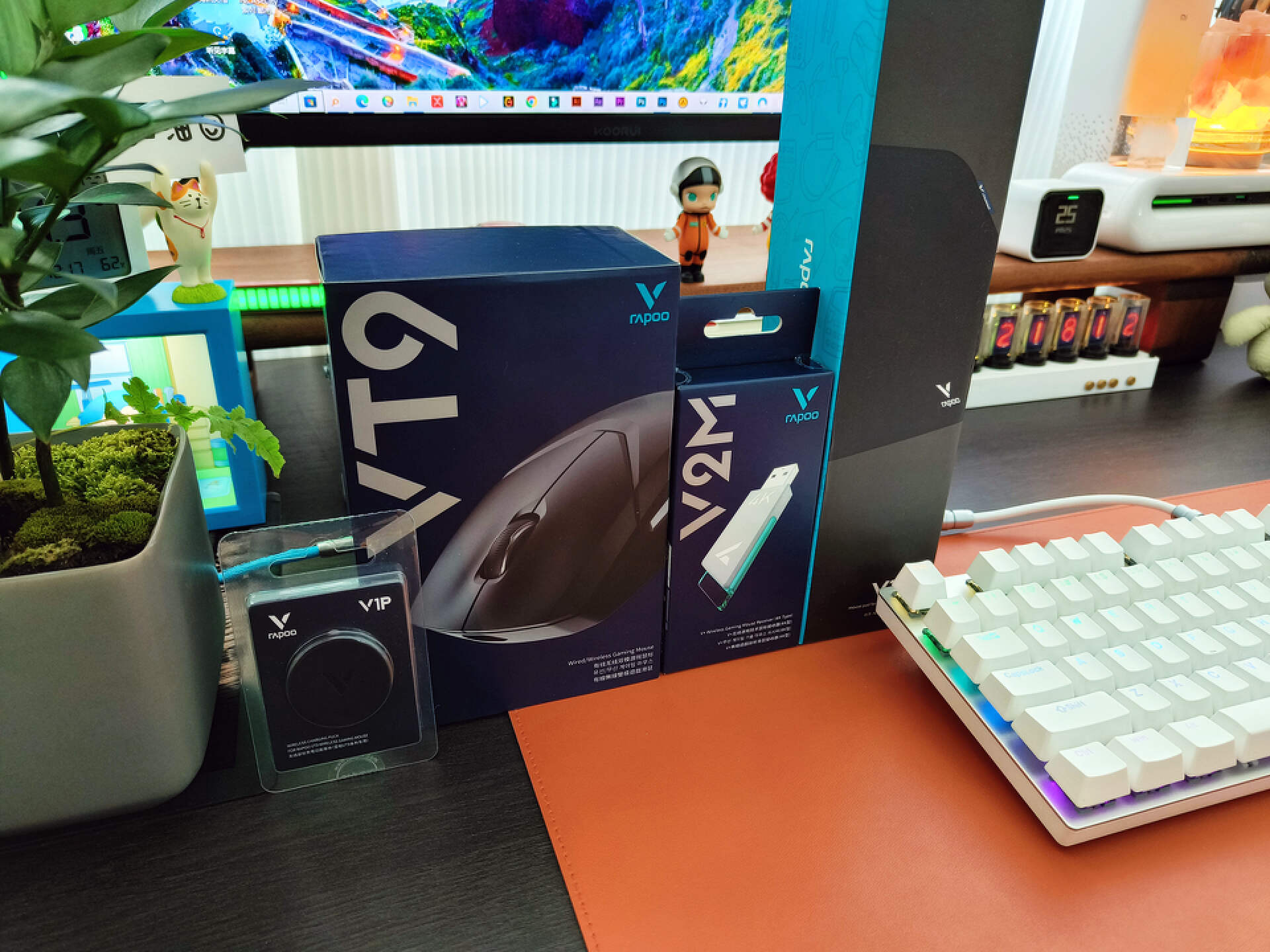 Playing games with Rapoo VT9 with 4K receiver is smoother, and the flagship mouse has entered ...