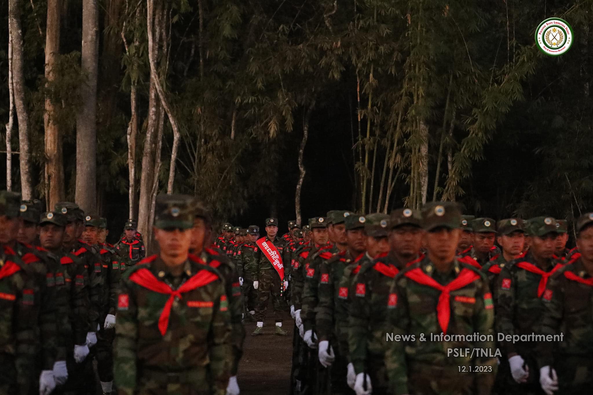 The Burmese army and the Ta'ang National Liberation Army exchanged fire ...